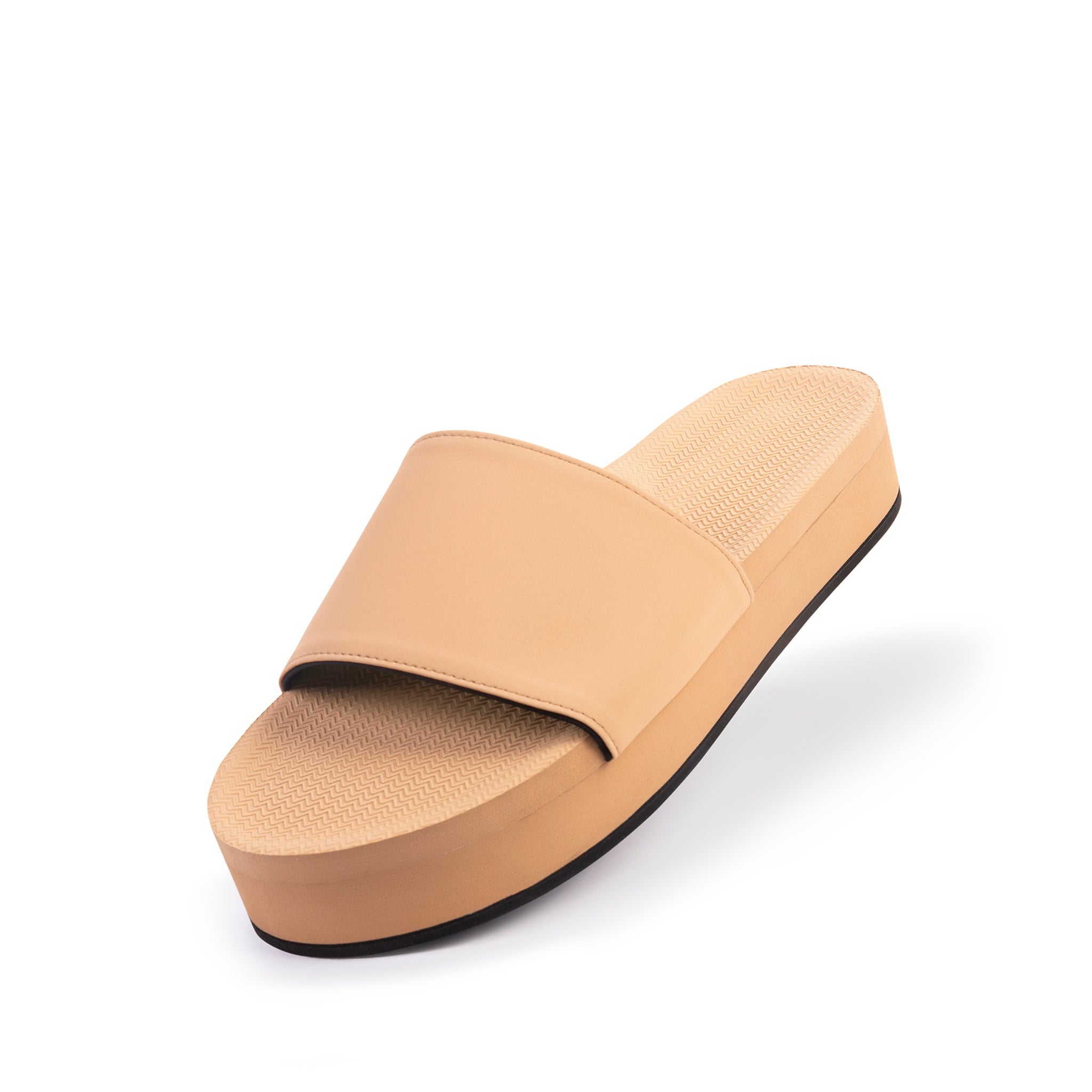 Women’s Slides Platform - Soil Light | Indosole Singapore