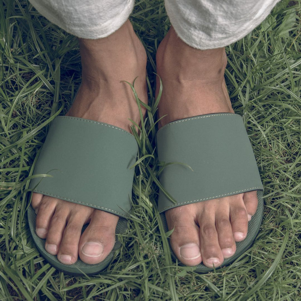 Men’s Slides - Leaf | Indosole Singapore